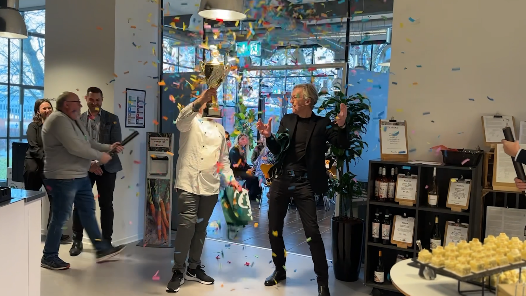 The gold is secured at Miljøstyrelsen - Compass Group